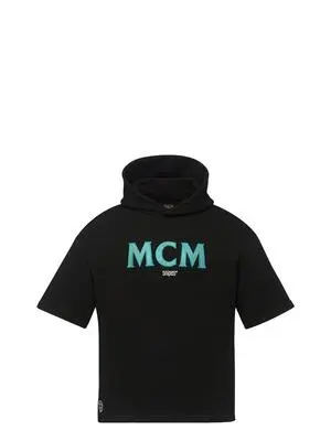 Mcm X Snipes Rhinestone Hoodie - Black