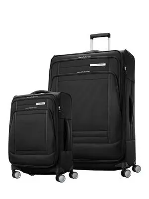 SAMSONITE Uplift Lightweight 2-piece Set Softside Expandable Luggage - Black