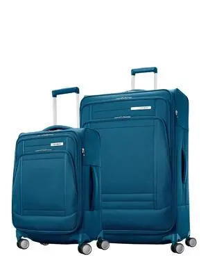 SAMSONITE Uplift Lightweight 2-piece Set Softside Expandable Luggage - Cerulean Blue