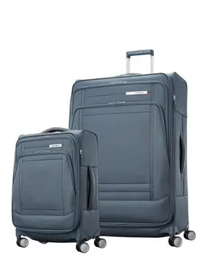 SAMSONITE Uplift Lightweight 2-piece Set Softside Expandable Luggage Elemental Blue