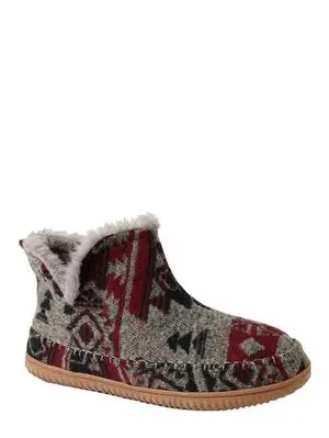 DEARFOAMS Brixen Bootie Slipper - Black Combo