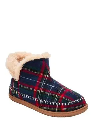 DEARFOAMS Brixen Bootie Slipper - Blue Multi