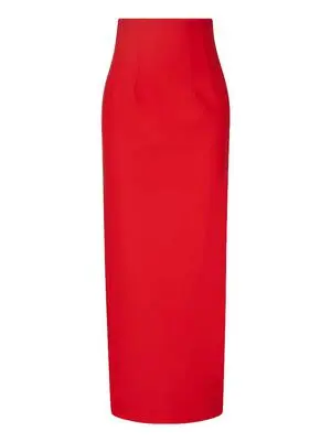 ADRIANA DEGREAS Coquille De Mer Maxi Skirt - White