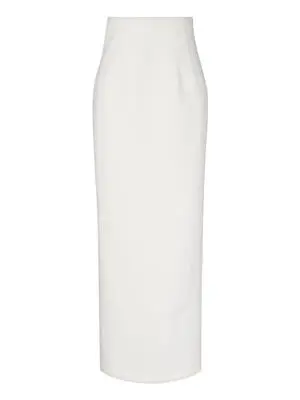 ADRIANA DEGREAS Coquille De Mer Maxi Skirt - White
