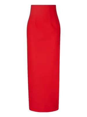 ADRIANA DEGREAS Maxi Skirt - White