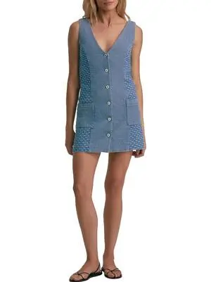 FAVORITE DAUGHTER The Arlo Sleeveless Knit Minidress - Berlin