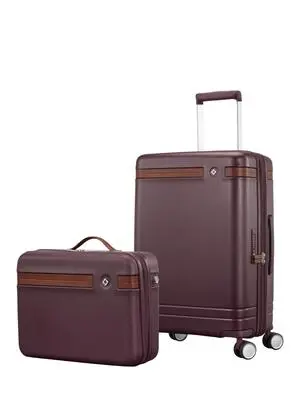 SAMSONITE Virtuosa Train Case & Carry-on 2-piece Set - Burgundy