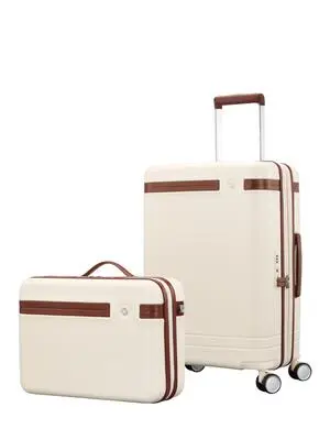 SAMSONITE Virtuosa Train Case & Carry-on 2-Piece Set Off White