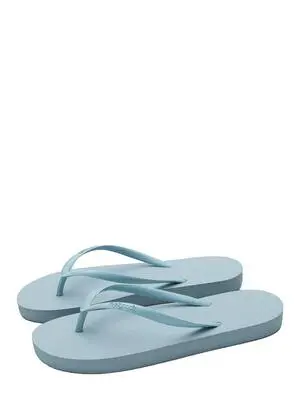 FEELGOODZ Slimz Core Natural Rubber Thong Sandals - Lagoon
