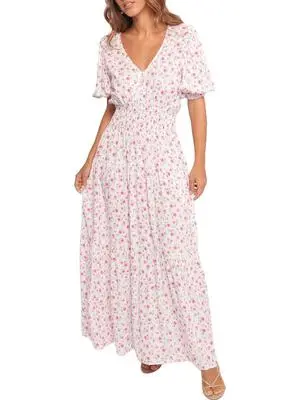 PETAL & PUP Floral Maxi Dress - Pink Ditsy Floral