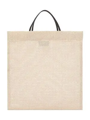 THE ROW Barn Mini Leather-trimmed Tote Bag - Neutrals