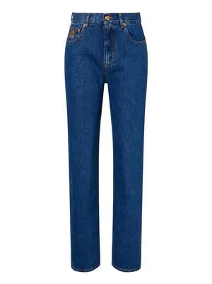 BLAZÉ MILANO Paso Mid-rise Straight Jeans - Blue