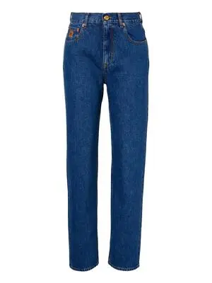 BLAZÉ MILANO Paso Mid-rise Straight Jeans - Blue
