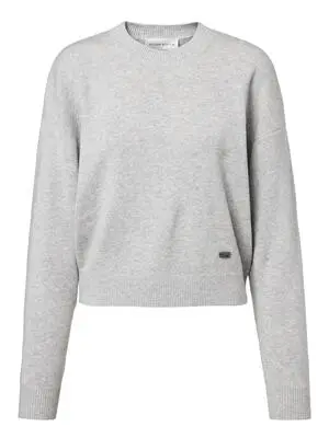 Victoria Beckham Wool And Cashmere Pullover - Grey