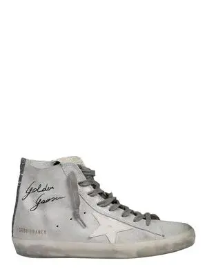 GOLDEN GOOSE Suede High-top Sneakers - Grey