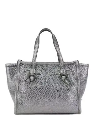 MARCELLA CLUB Leather Tote Bag - Grey