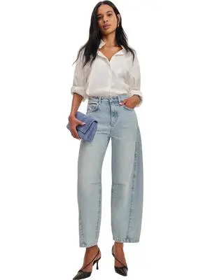 REFORMATION Reformation Tyler Mid Rise Barrel Jeans Yarra