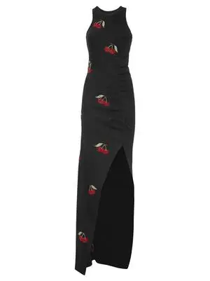 Philipp Plein Crystal-embellished Maxi Dress - Black