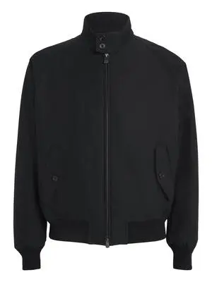 RALPH LAUREN Silk Saunders Bomber Jacket
