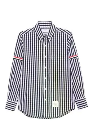 Thom Browne Checked Shirt - Blue