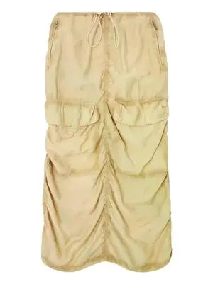 DIESEL O-racle Draped Skirt - Brown