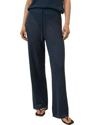 PACT Beachside Linen Pant French Navy