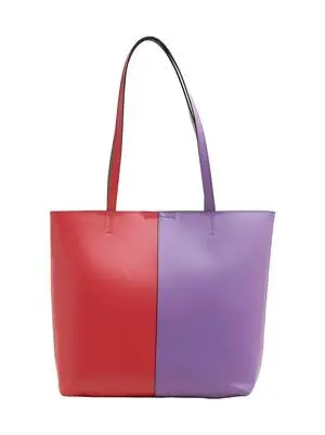 Charlotte Stone Perry Leather Tote - Tropical