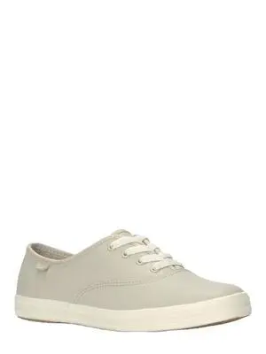 KEDS® Champion Leather Sneakers - Oatmeal