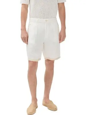AWET Nazret Pleated Linen Shorts