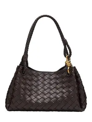 Bottega Veneta Medium Nappa Leather Shoulder Bag - Fondant