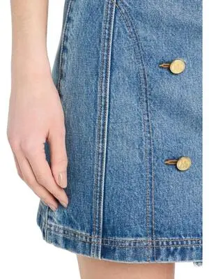 Ulla Johnson The Clara Denim Mini Skirt - Danube