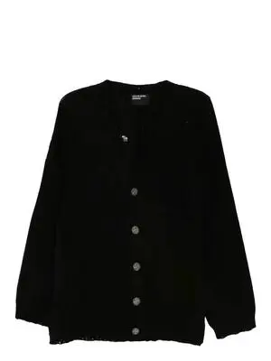 Enfants Riches Déprimés Asymmetrical Cardigan - Black