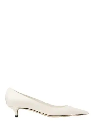 JIMMY CHOO Amelia Calf Leather Pumps - Neutral