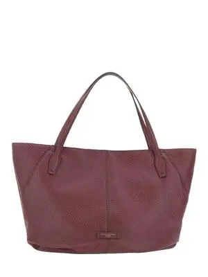GIANNI CHIARINI Leather Tote Bag - Purple
