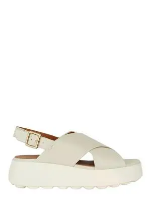 Geox Spherica Crossover Slingback Sandals - Neutrals