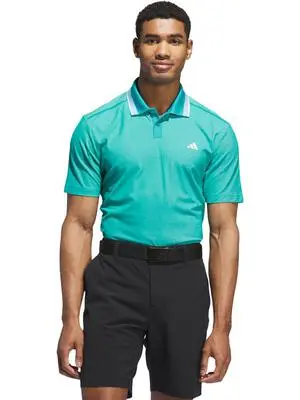 Adidas Ultimate365 Tour Twistknit Pique Polo Shirt - Pure Teal