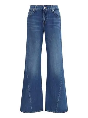 7 For All Mankind Spencer Flare Jeans Blue