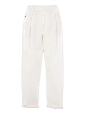 BRUNELLO CUCINELLI Baggy Cotton Trousers