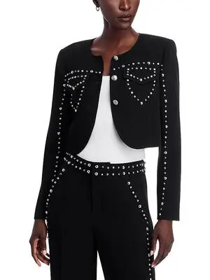Cinq À Sept Olga Studded Jacket - Black