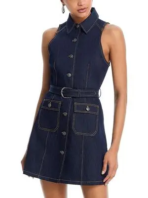 CINQ À SEPT Andree Denim Mini Dress