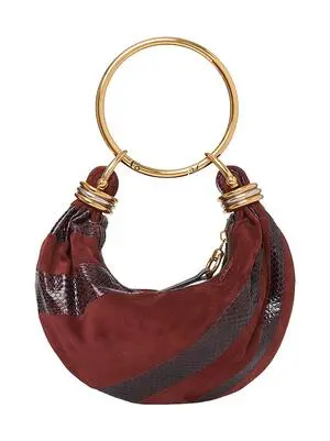 Chloé Mini Bracelet Hobo Bag - Crafty Brown