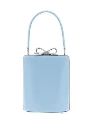 SELF-PORTRAIT Leather Handbag - Light Blue