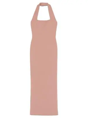 Solace London Ilona Maxi Dress - Beige