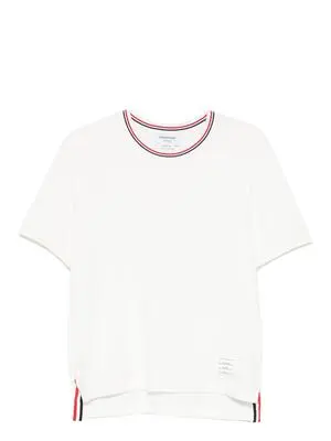 Thom Browne Rwb Cotton T Shirt - White