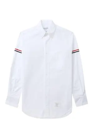 Thom Browne Rwb Cotton Shirt - White