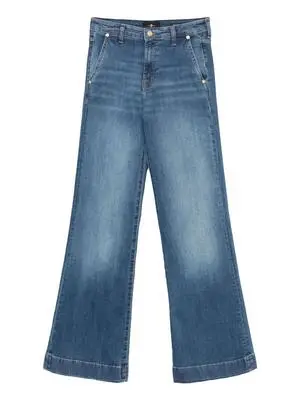 SEVEN Wide-leg Denim Jeans - Blue