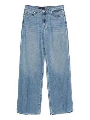 SEVEN Wide Leg Denim Jeans - Blue