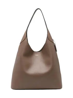 Coach Leather Hobo Bag Dove Grey