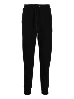 Paul Smith Zebra Logo Cotton Joggers - Black