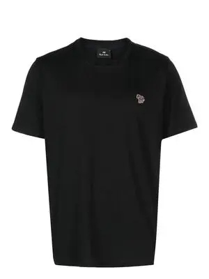 Paul Smith Zebra Logo Cotton T Shirt Black